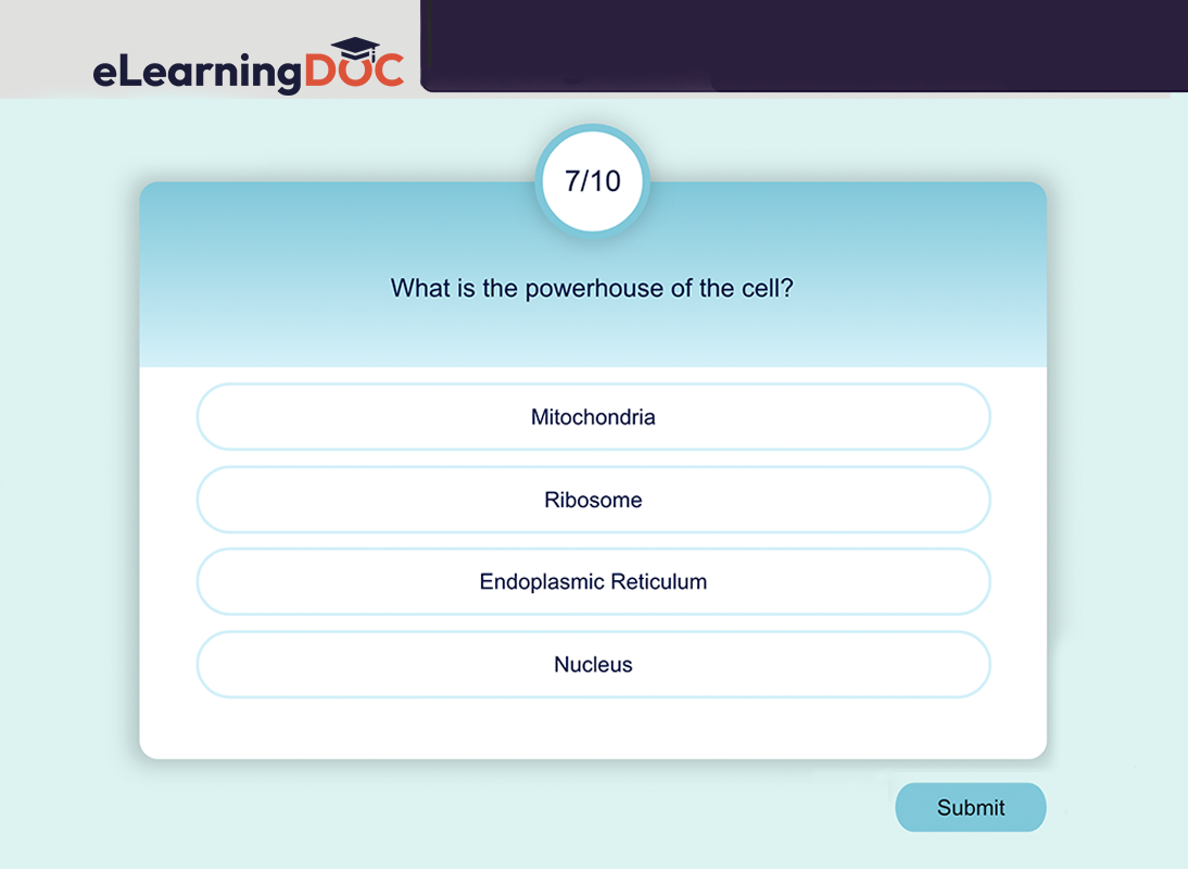 Interactive Quiz - ELearning Doc